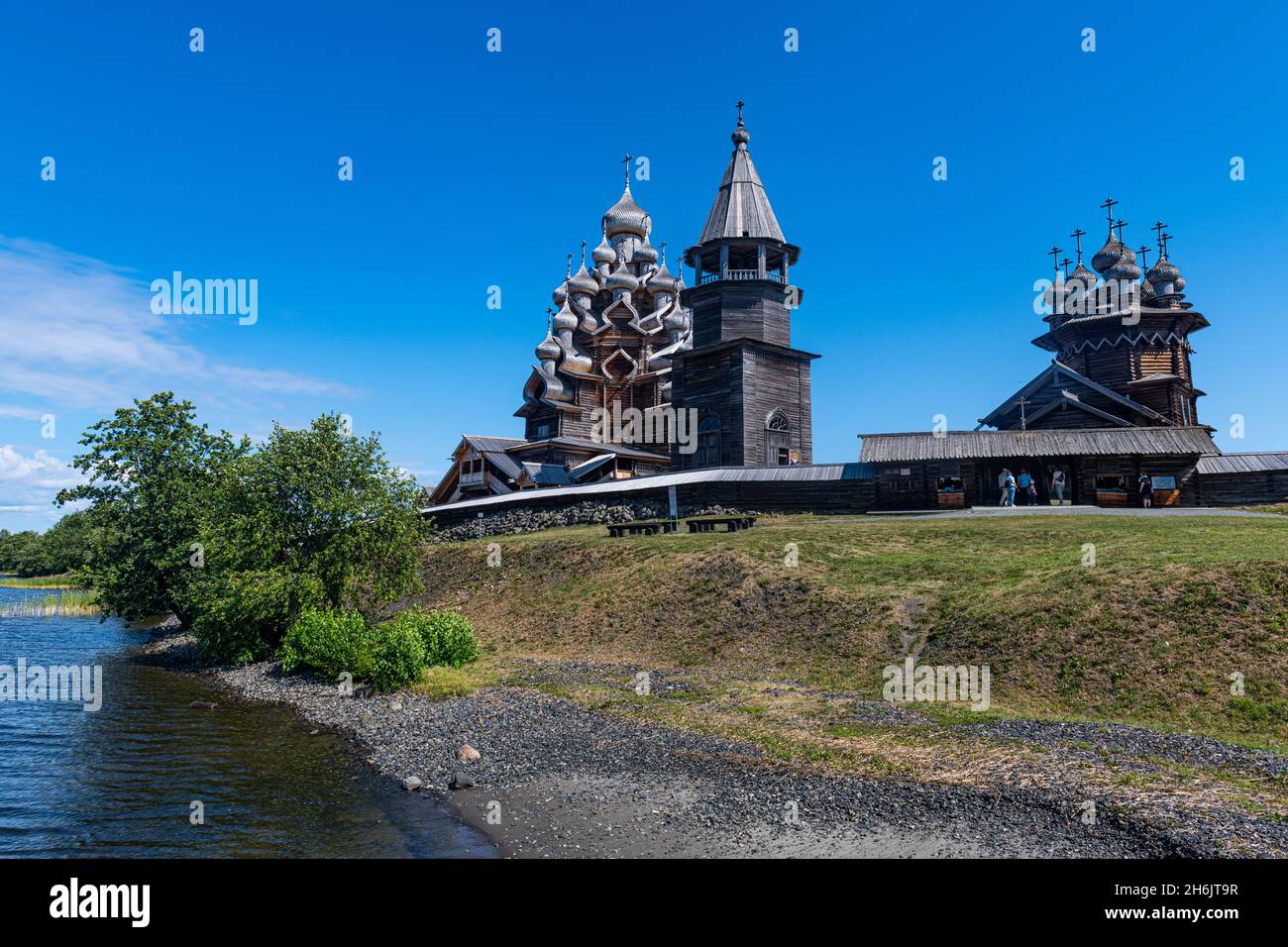 Kizhi Pogost, Transfiguration Church, UNESCO World Heritage Site, Kizhi Island, Karelia, Russia ...