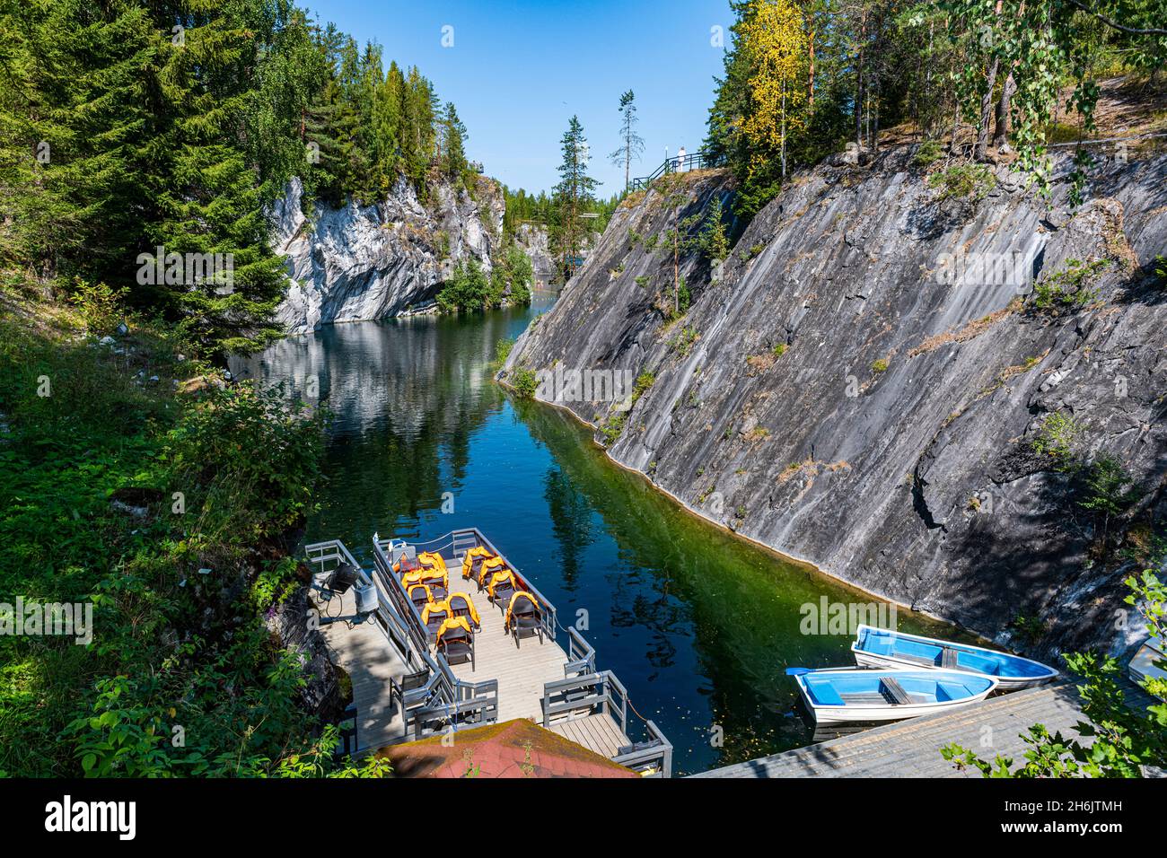 Ruskeala, marble canyon, Karelia, Russia, Europe Stock Photo - Alamy