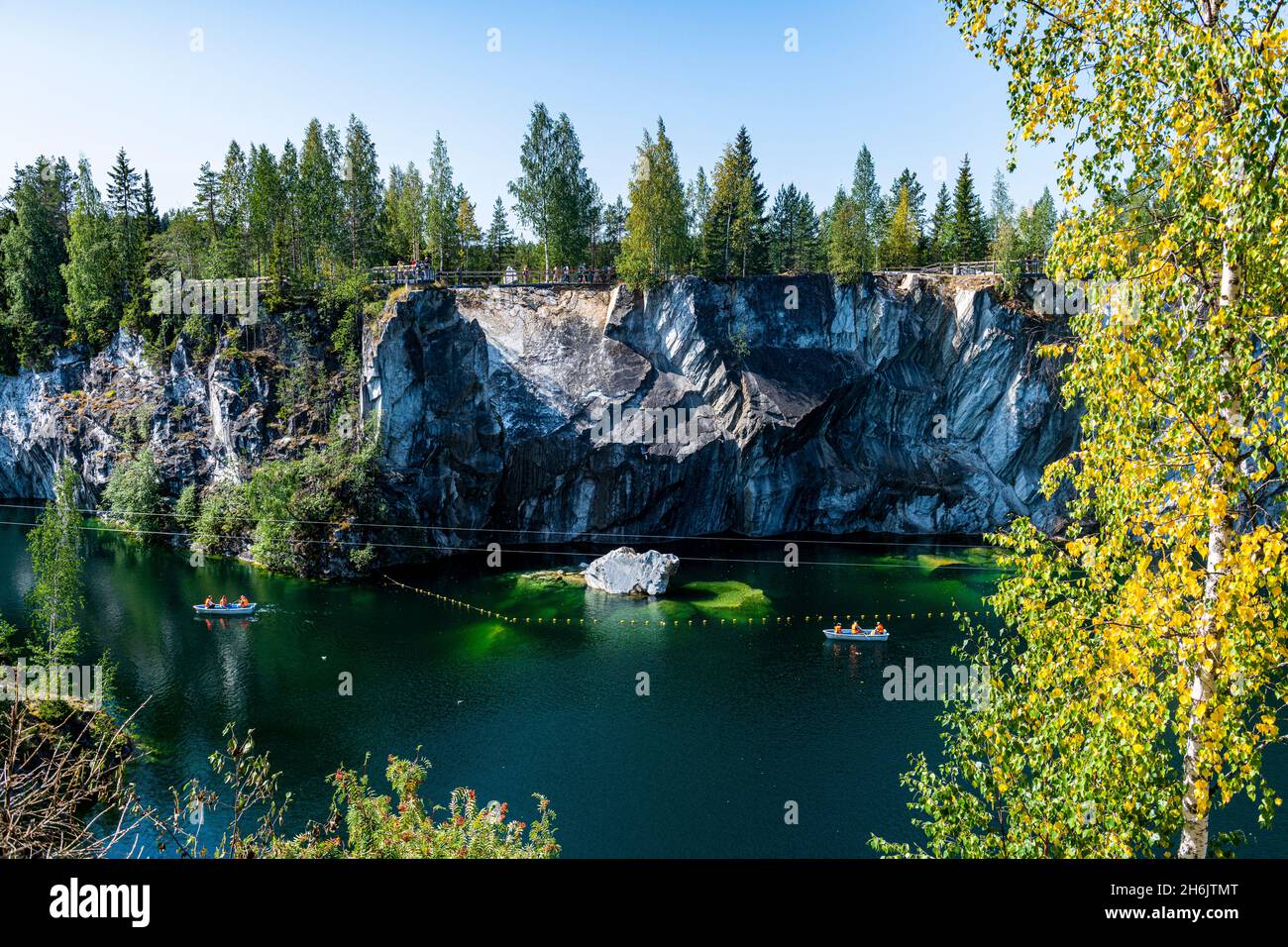 Ruskeala, marble canyon, Karelia, Russia, Europe Stock Photo - Alamy
