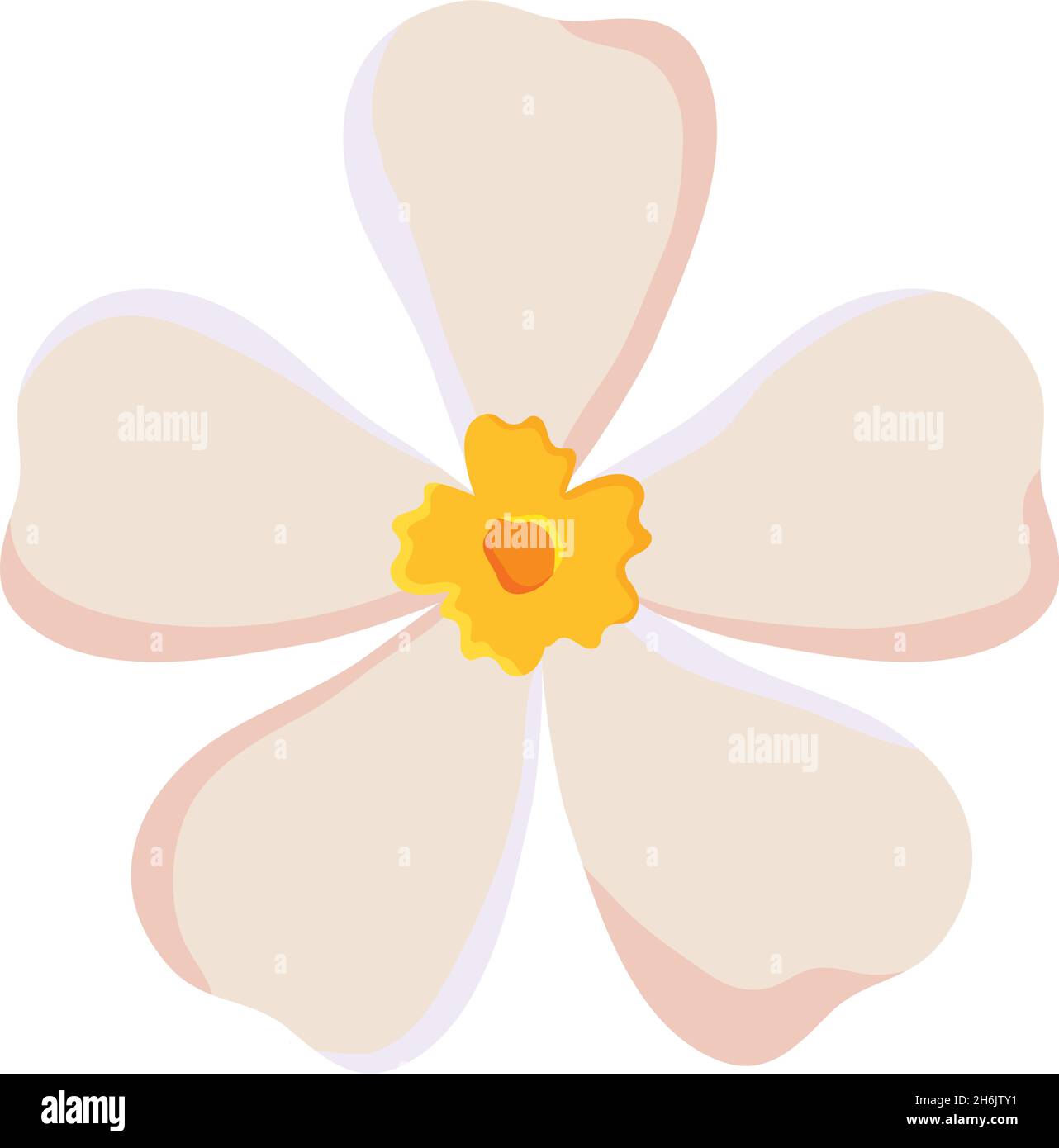 jasmine flower icon on white background Stock Vector Image & Art - Alamy