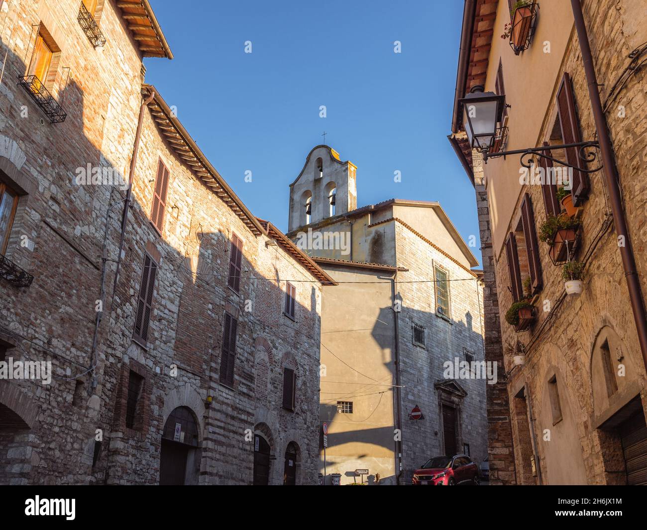 Saint Francesco's Monastery, Todi, Umbria, Italy, Europe Stock Photo ...