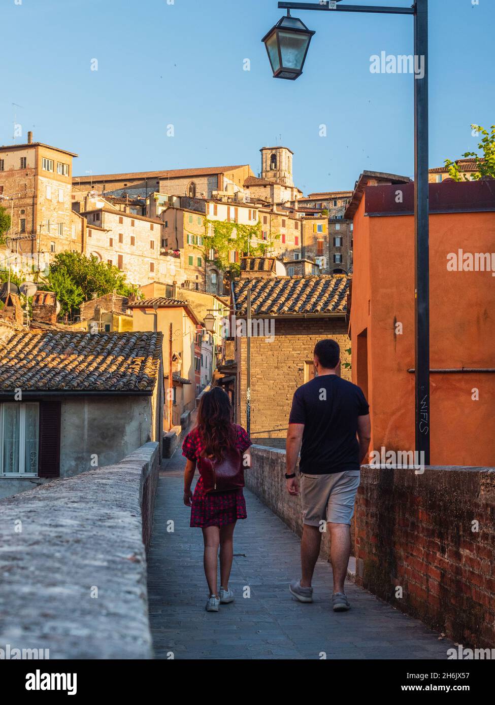 Perugia street umbria italy hi-res stock photography and images - Alamy
