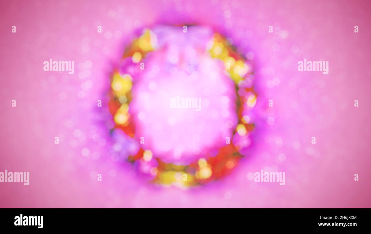 beautiful decorated christmas circlet colorful backdrop - cgi object 3D ...