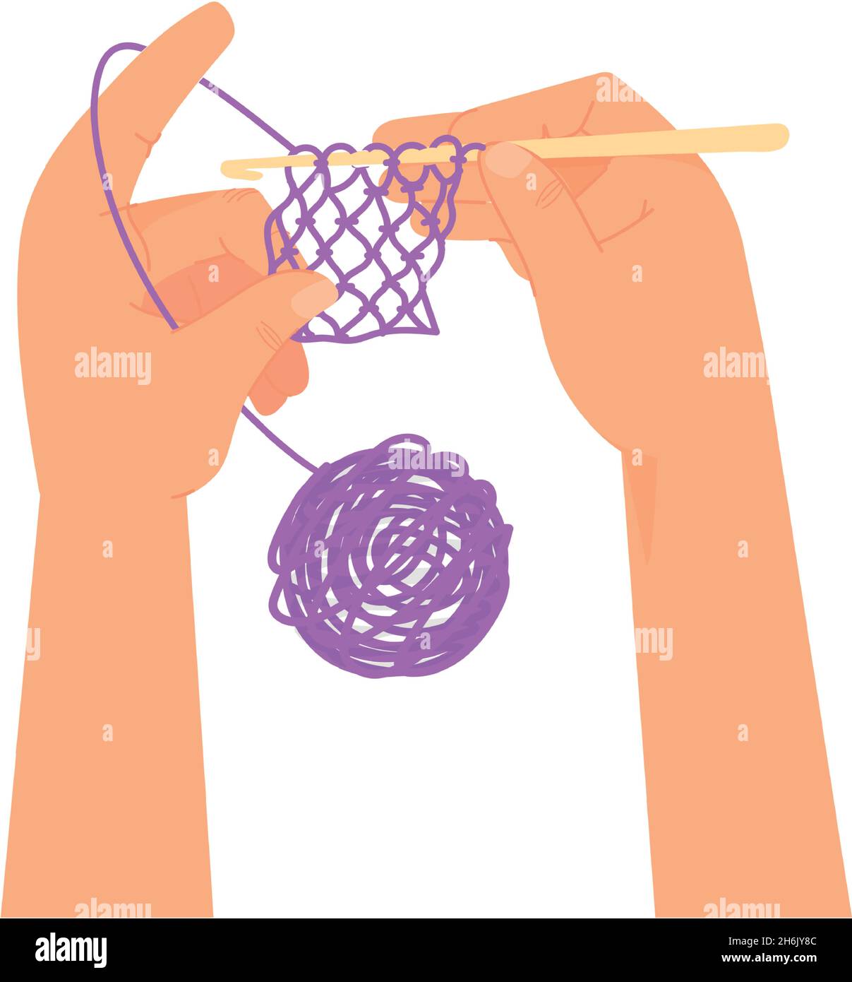 Crochet green Stock Vector Images - Alamy