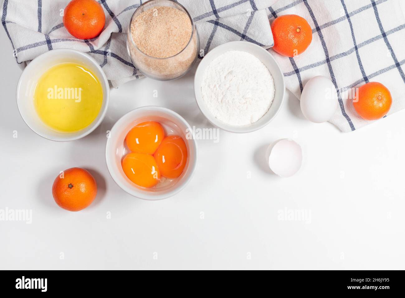 Baking or cooking background. Ingredients, kitchen items for baking ...