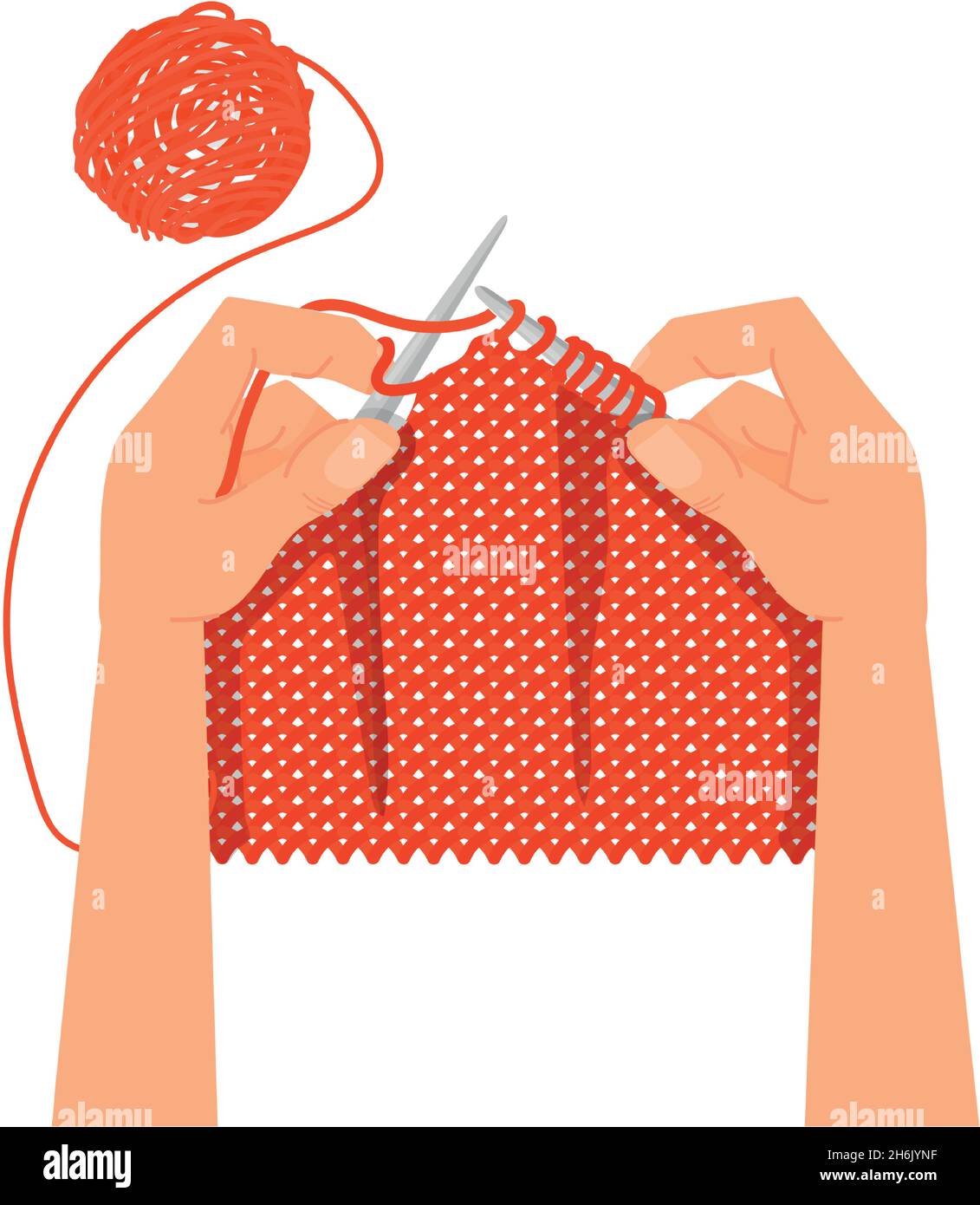 Knitting Hands Clipart