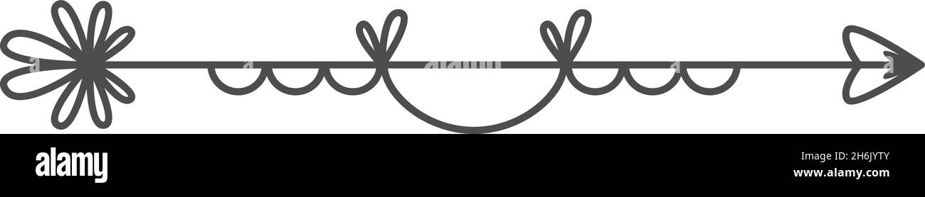 Arrow divider Stock Vector Images - Alamy