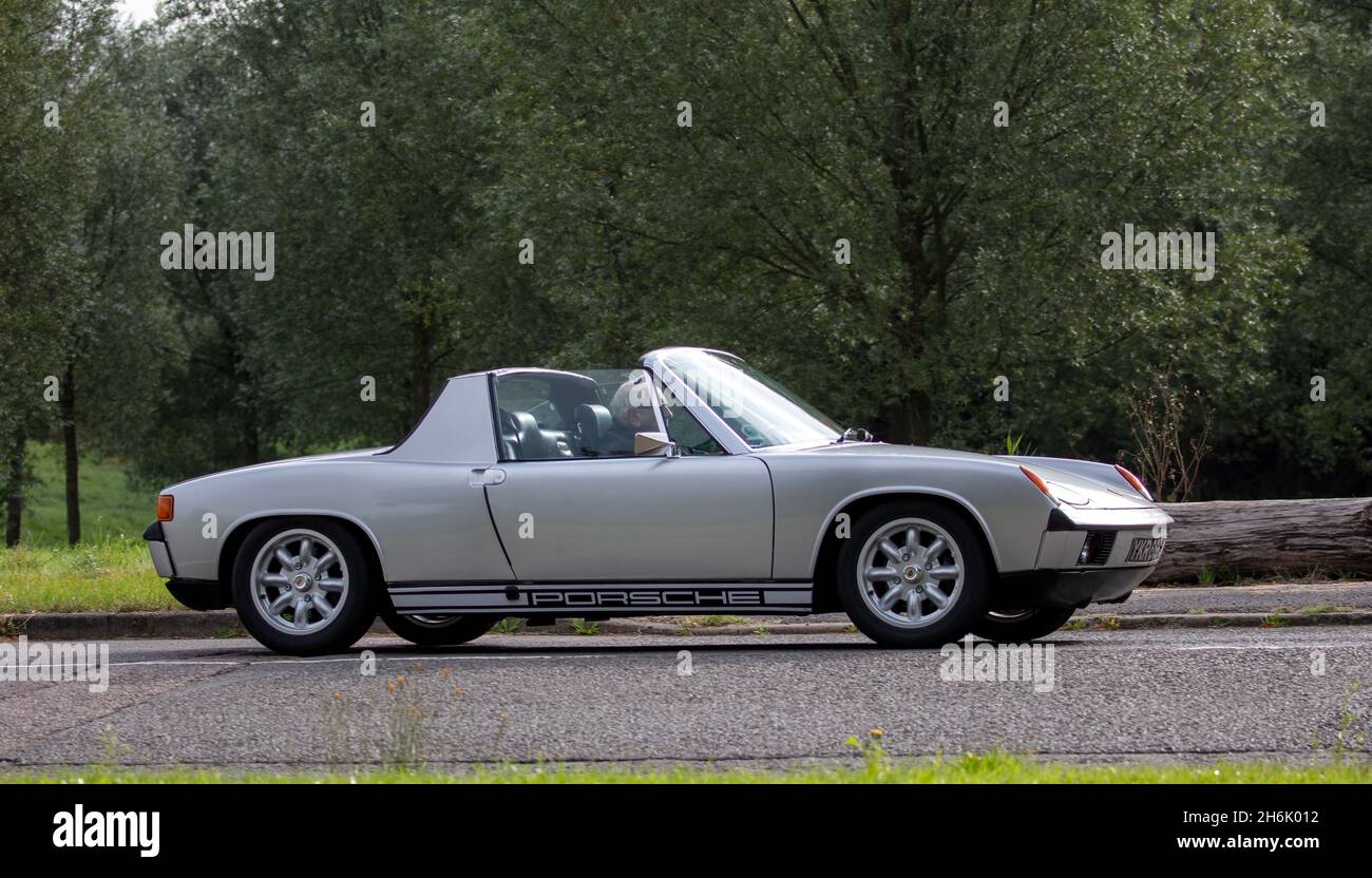 Rare Porsche 914 classic car from the 1970s Stock Photo - Alamy