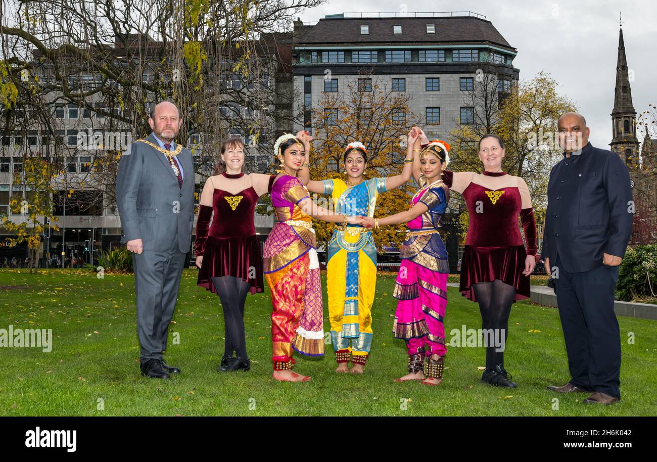 St Andrew Square, Edinburgh, Scotland, UK, Diwali launch: The multi ...