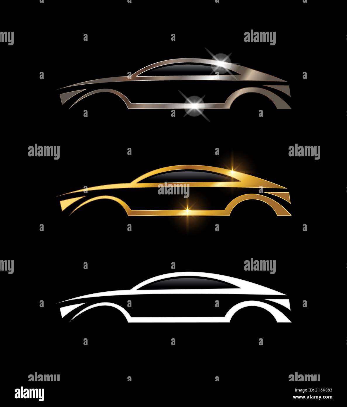 Gold car hi-res stock photography and images - Alamy