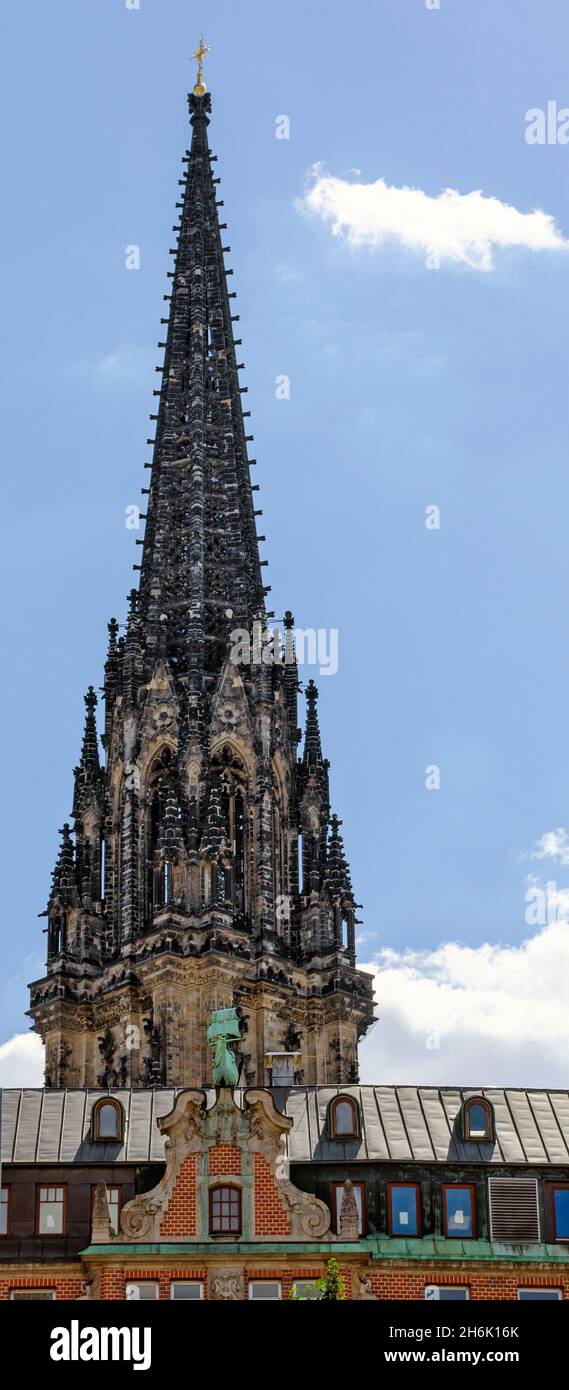 St. nikolai in hamburg hi-res stock photography and images - Alamy