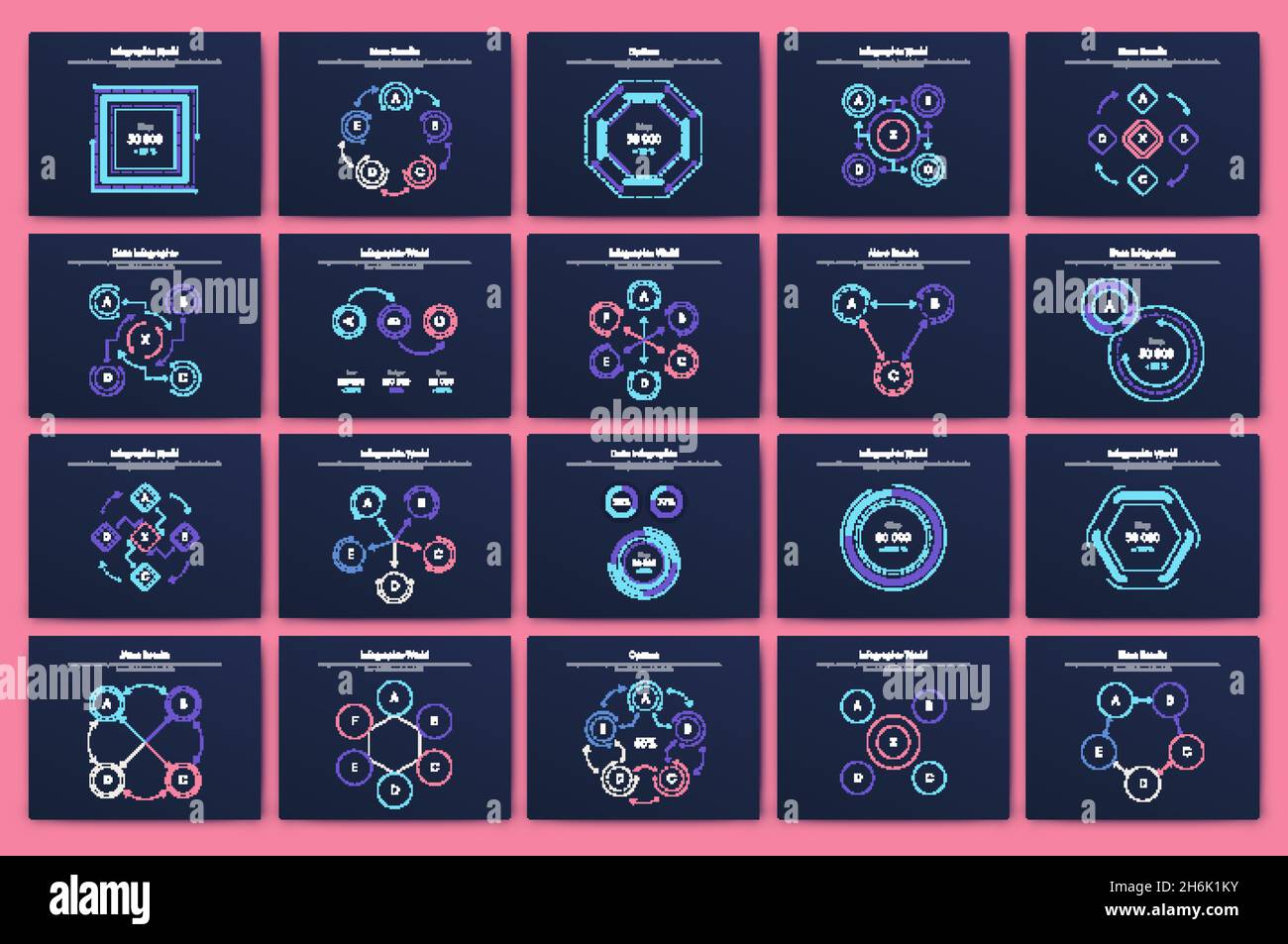 Vector graphics infographics with mobile phone. Template for creating ...