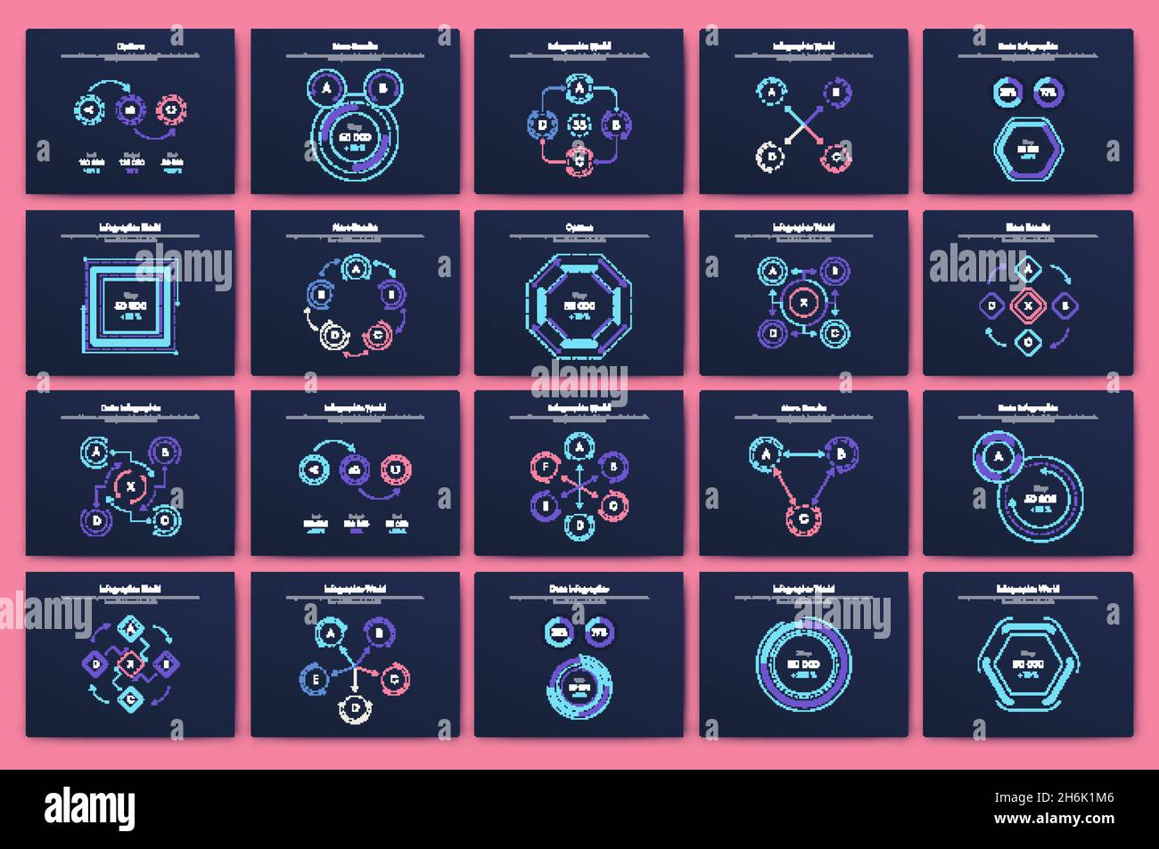 Vector graphics infographics with mobile phone. Template for creating ...
