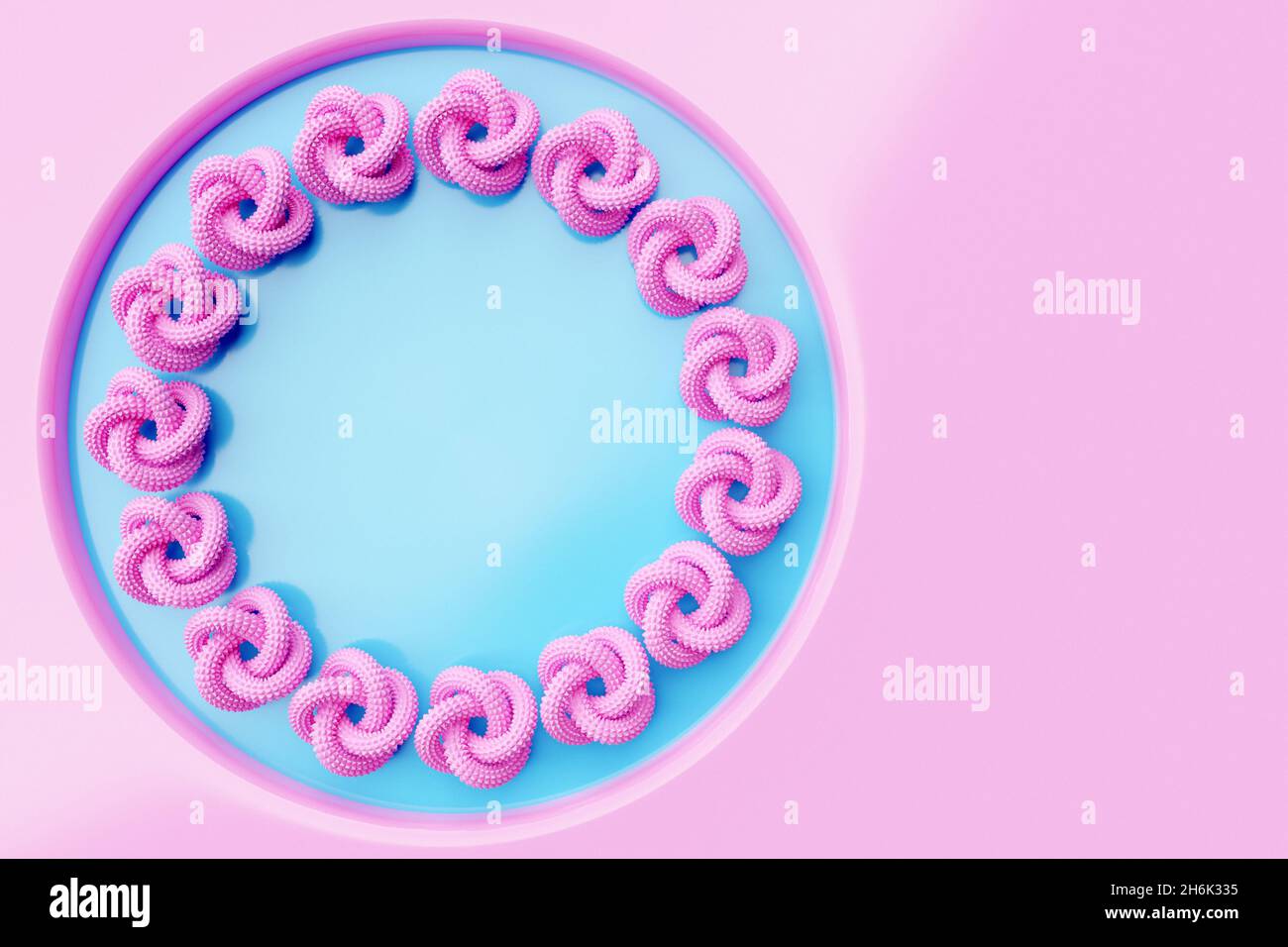 3d illustration set of abstract monochrome volumetric figures covered ...