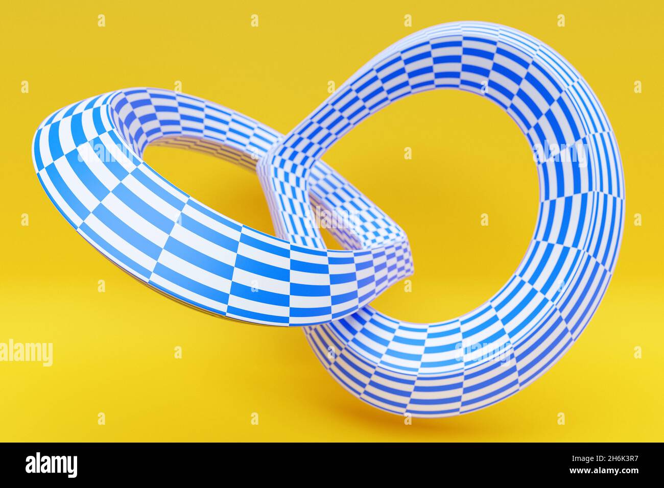 3d illusion isometric abstract shapes colorful shapes intertwined Stock ...