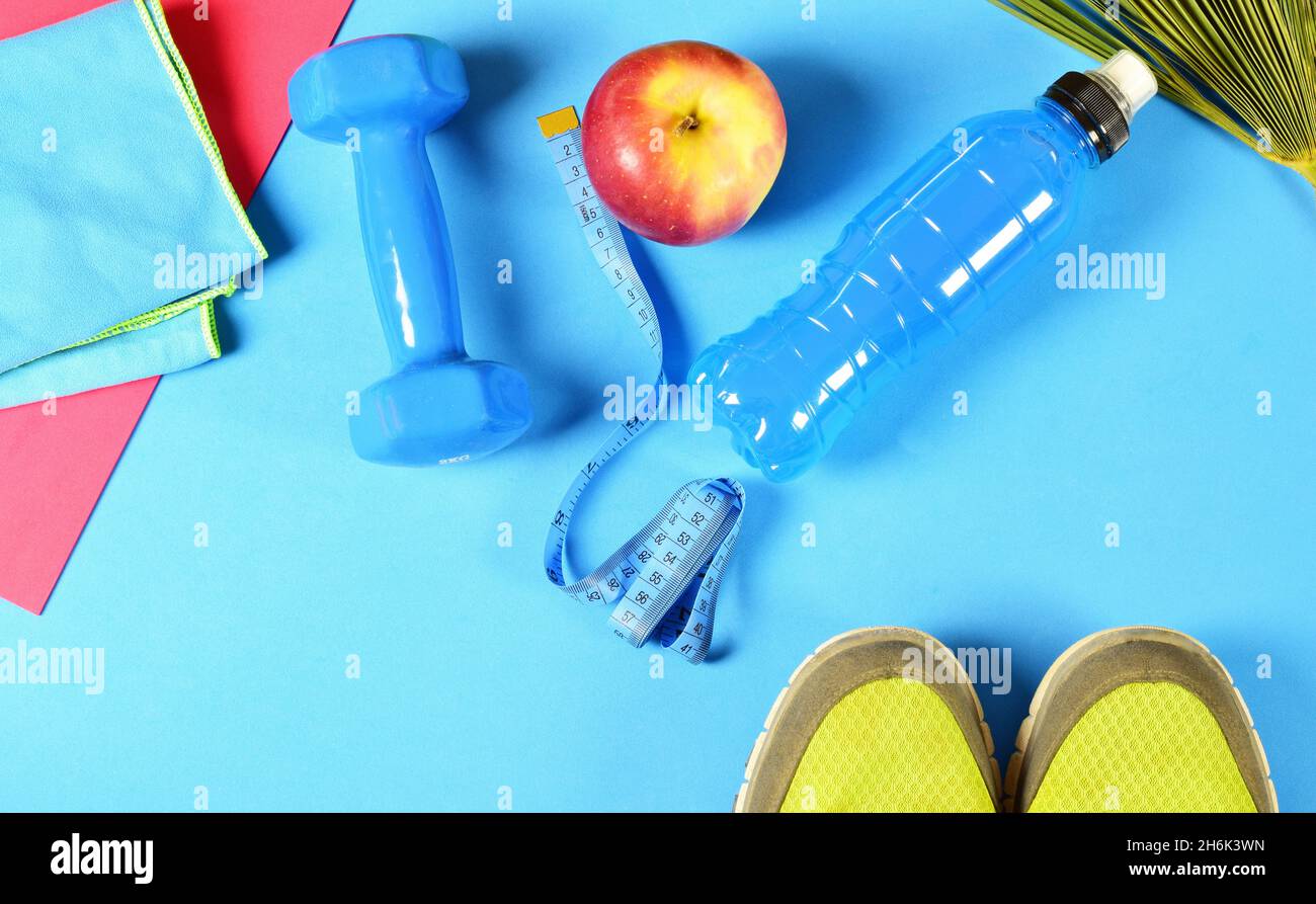 Exercise and healthy food, to maintain a good weight and feel good ...