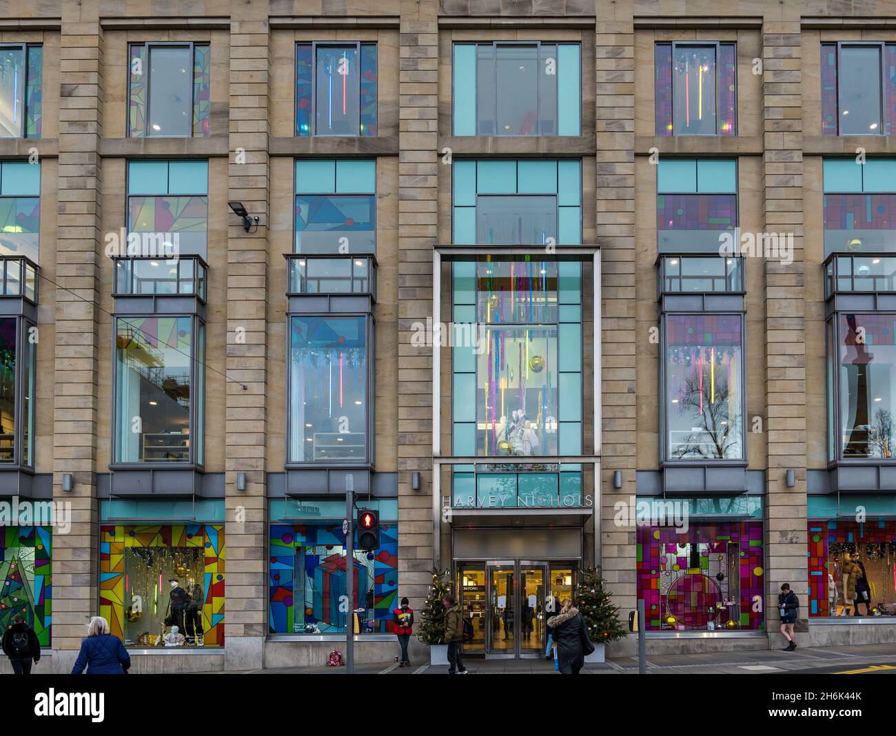 Harvey nichols department store in edinburgh hi-res stock photography ...