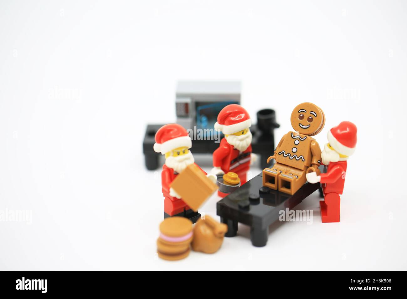 Hong Kong - November 16 2021: gingerbread team is ready for christmas ...