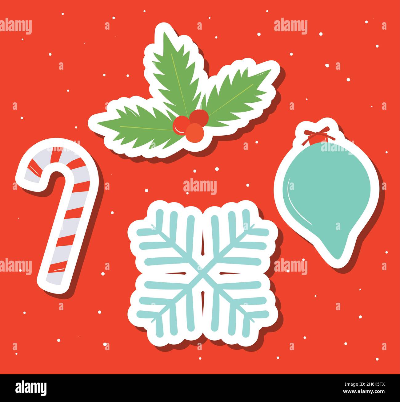 christmas symbols icon set design Stock Vector Image & Art - Alamy
