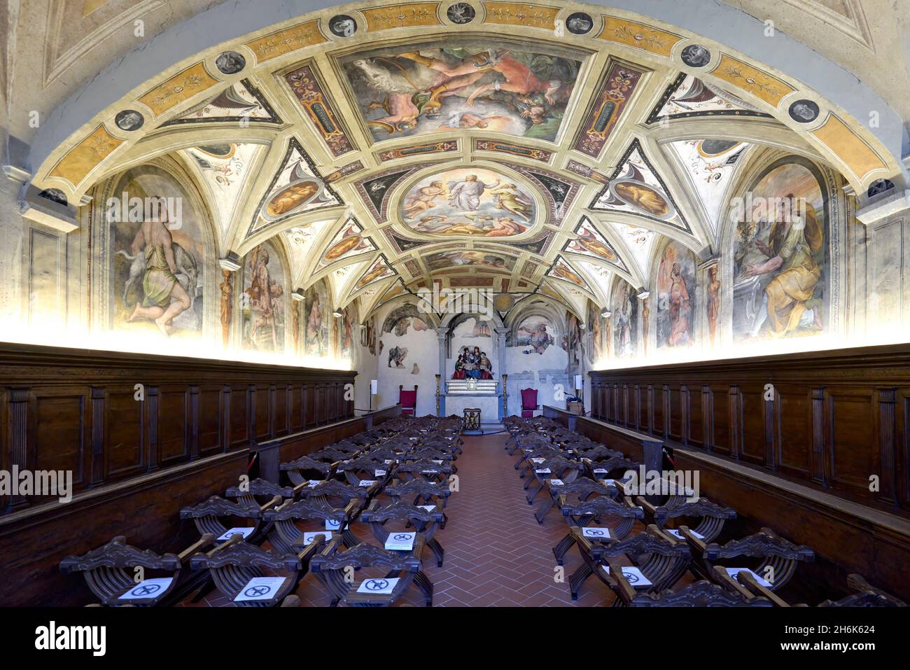Cortona Arezzo Tuscany Italy. In Diocesan Museum, once the seat of the ...