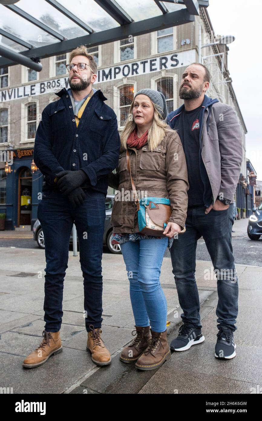 (Left-right) Ross Sloan (Jake's father), Leanne Dreyer (Jake's mother ...