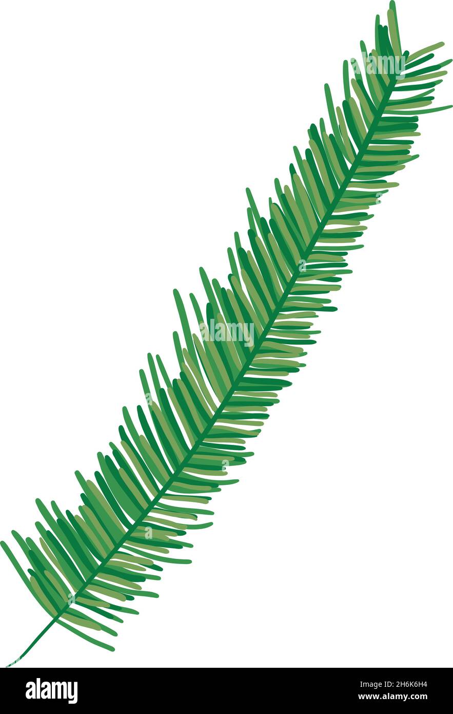 pine leaf icon on white background Stock Vector Image & Art - Alamy