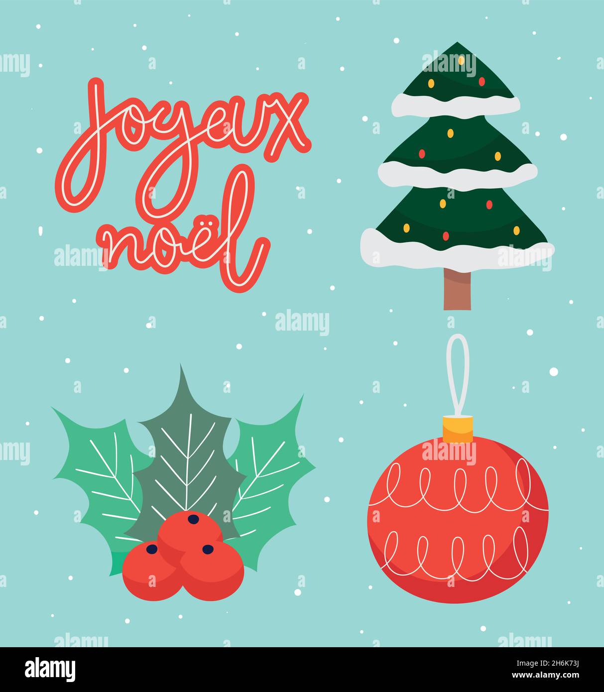 joyeux noel symbols icon set Stock Vector Image & Art - Alamy