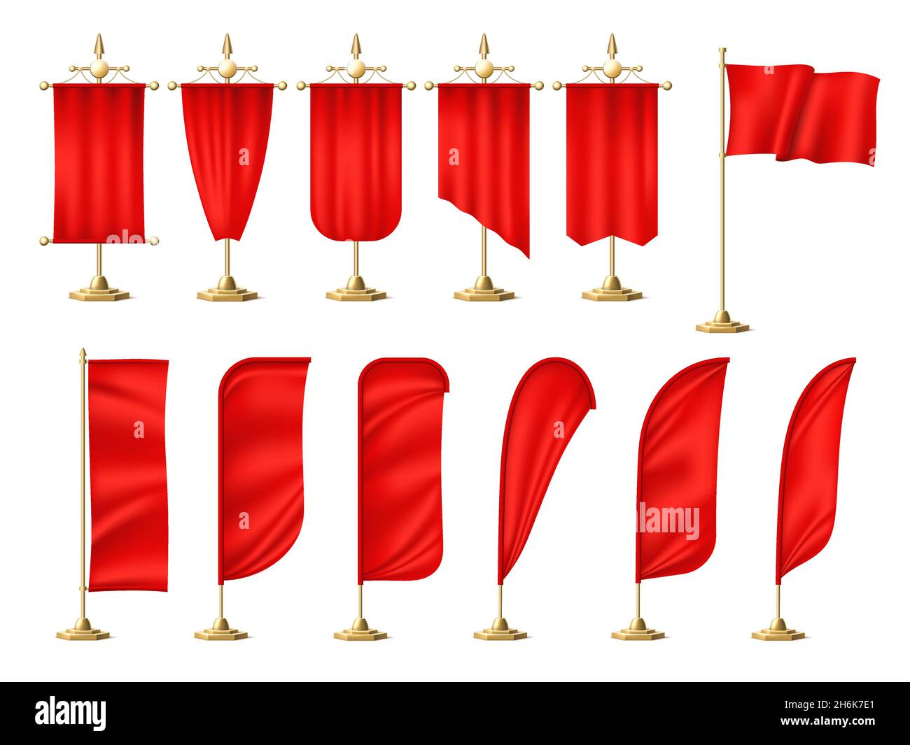 On flagpoles Cut Out Stock Images & Pictures - Alamy