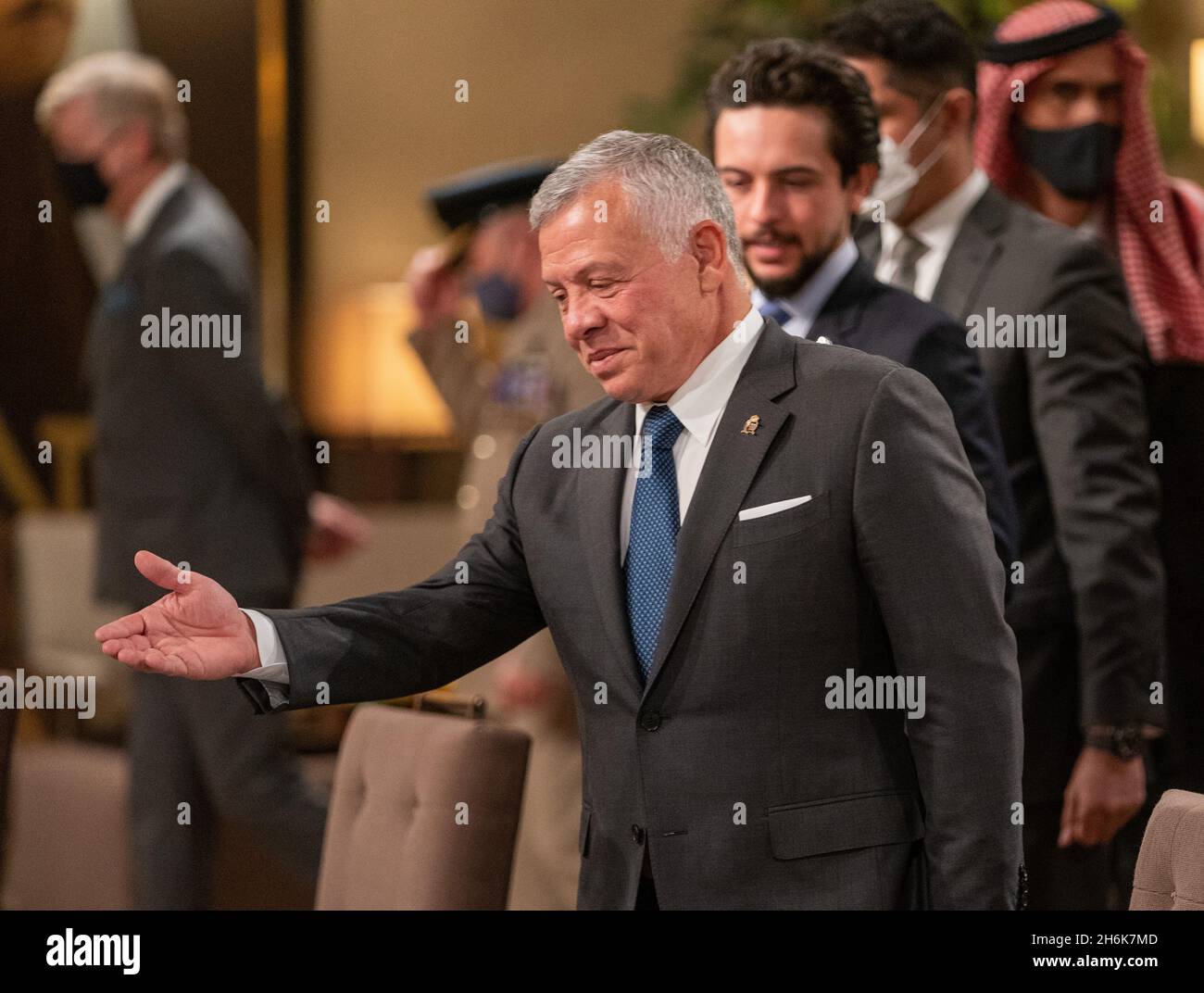 Crown Prince Hussein of Jordan and King Abdullah II at the Al ...