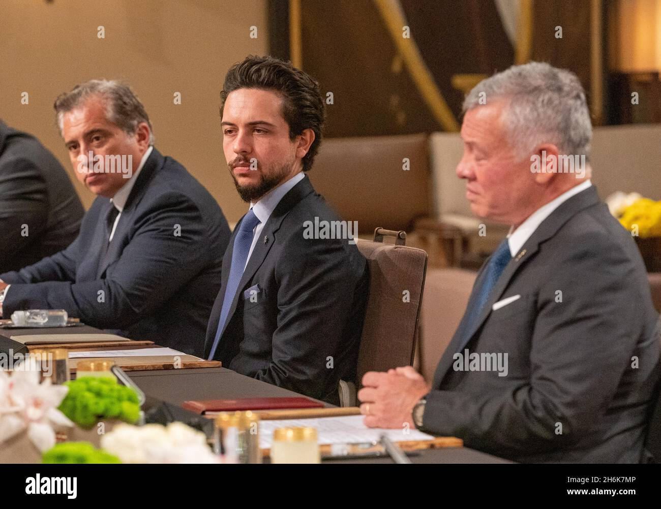 Crown Prince Hussein of Jordan and King Abdullah II at the Al ...