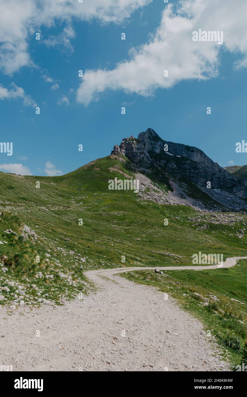Amaizing view on Durmitor mountains, National Park, Mediterranean ...