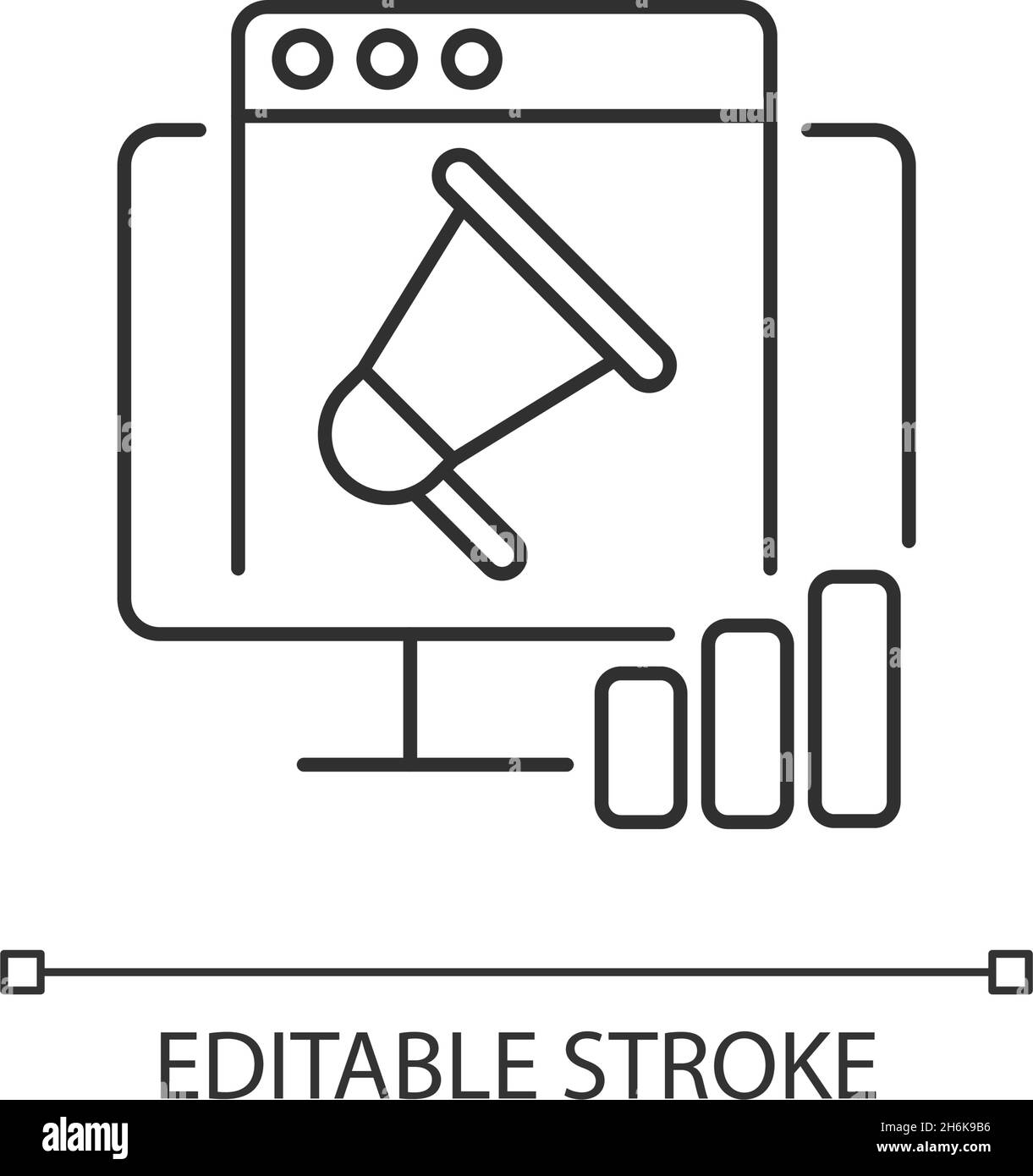 Commerce information advertising marketing Black and White Stock Photos ...