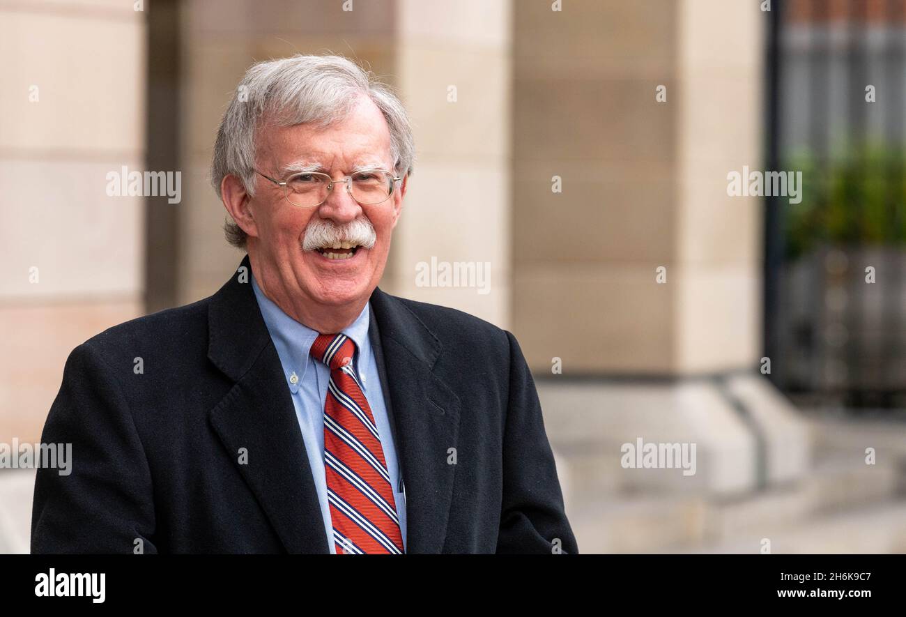 London, UK. 16th Nov, 2021. John Bolton, Political commentator and ...
