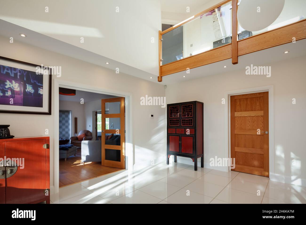 Galleried landing hi-res stock photography and images - Alamy