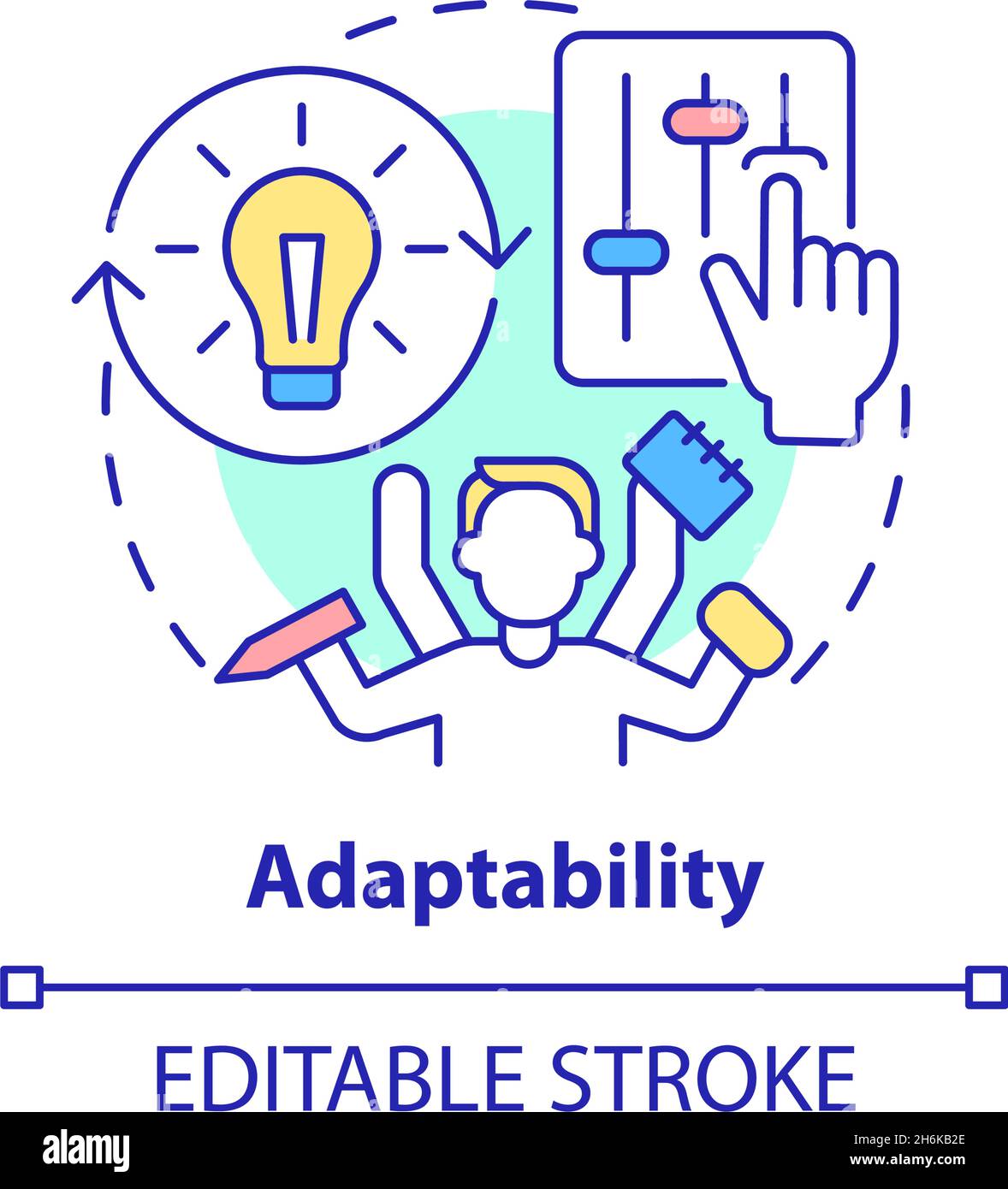 Flexibility and adaptability Stock Vector Images - Alamy