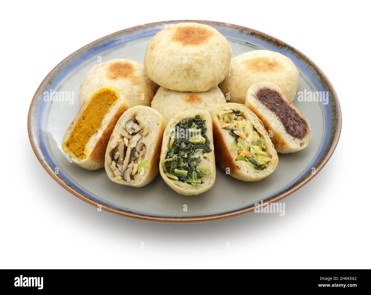 Oyaki dumplings are stuffed with vegetables, seasoned with miso and soy ...