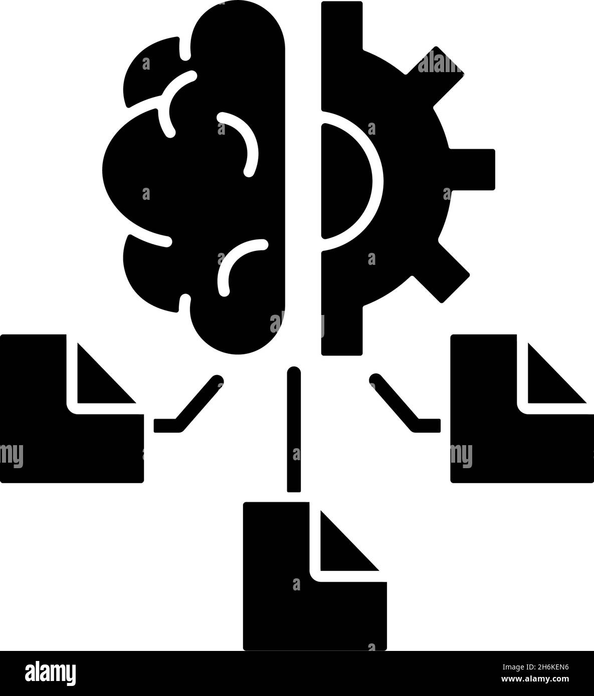 Machine learning black glyph icon Stock Vector Image & Art - Alamy