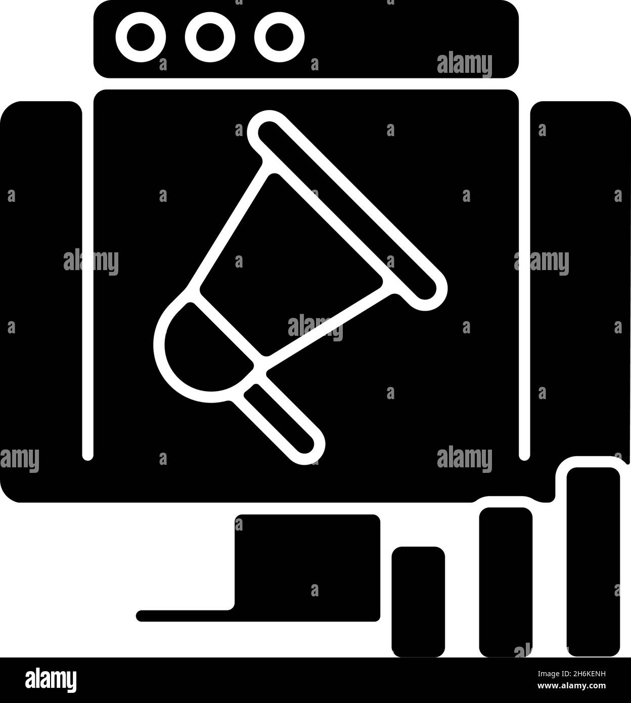 Digital marketing black glyph icon Stock Vector Image & Art - Alamy