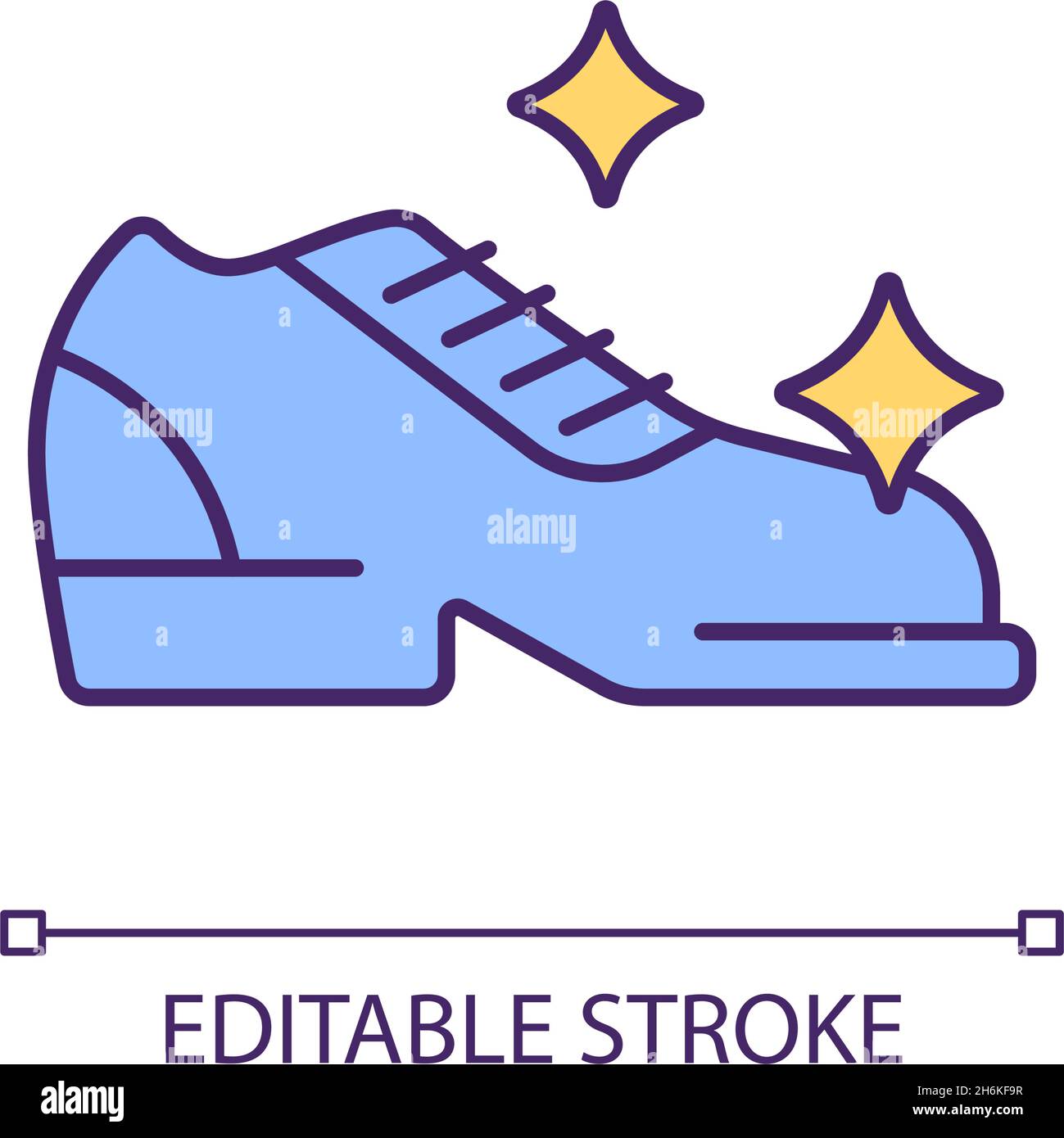 Clean shoes RGB color icon Stock Vector Image & Art - Alamy