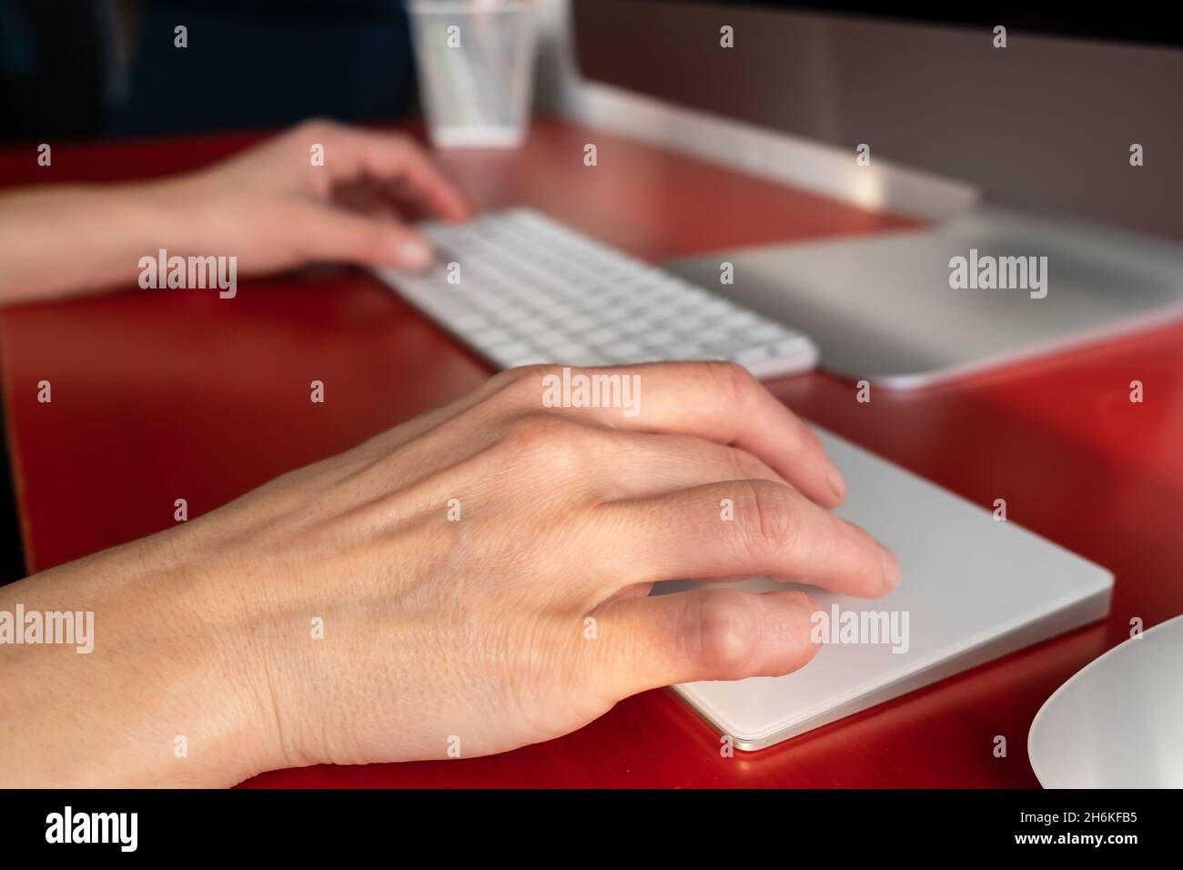 Touchpad mouse hi-res stock photography and images - Alamy