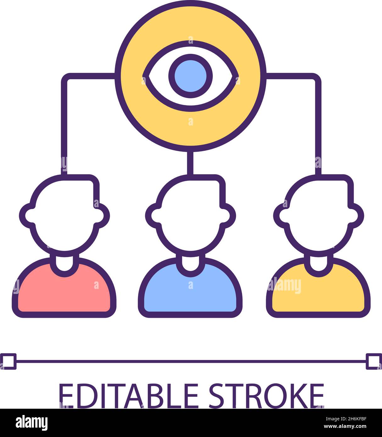 Recruiting process RGB color icon Stock Vector Image & Art - Alamy