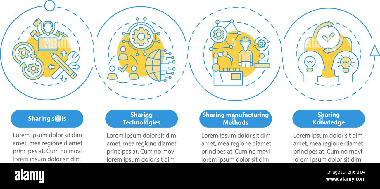 Tech dissemination ways vector infographic template Stock Vector Image ...