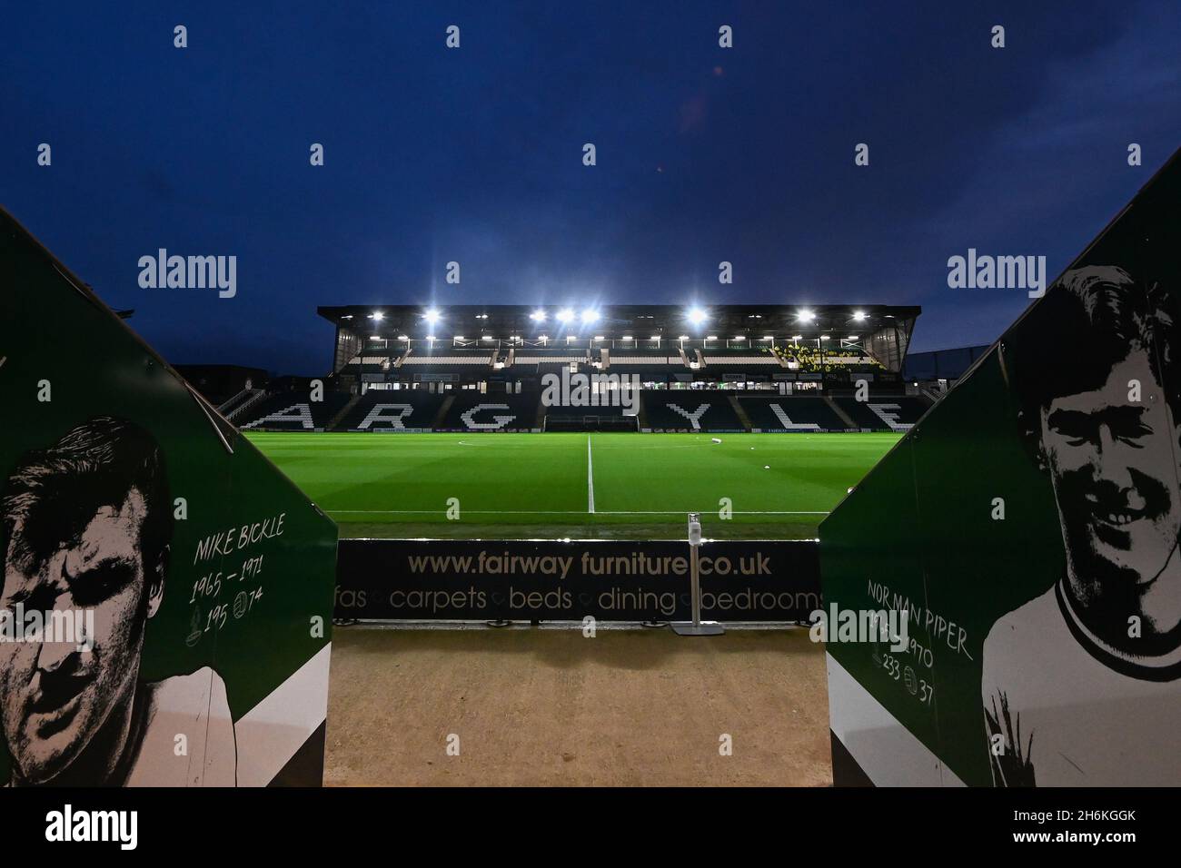 Plymouth home park view hi-res stock photography and images - Alamy