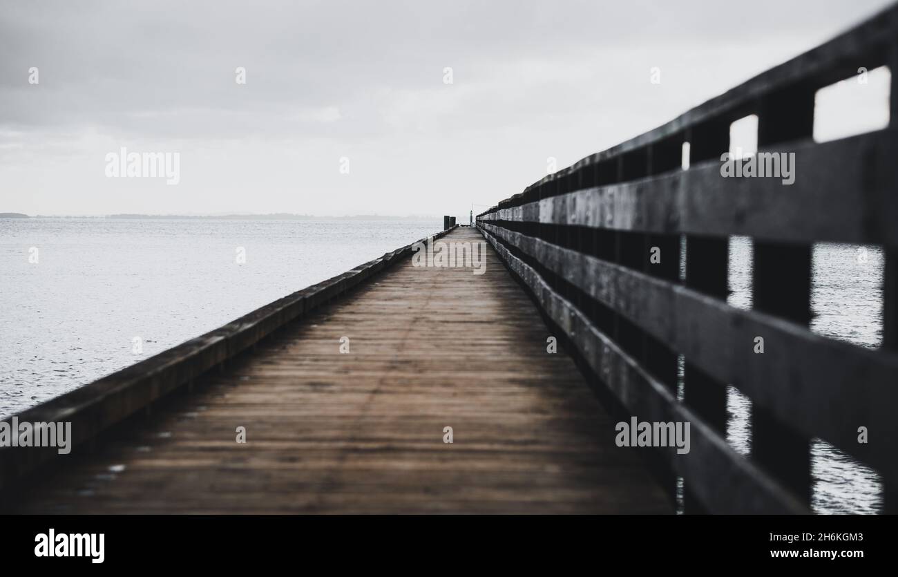 Cornwallis Wharf Waitakere Ranges Auckland New Zealand Stock Photo - Alamy