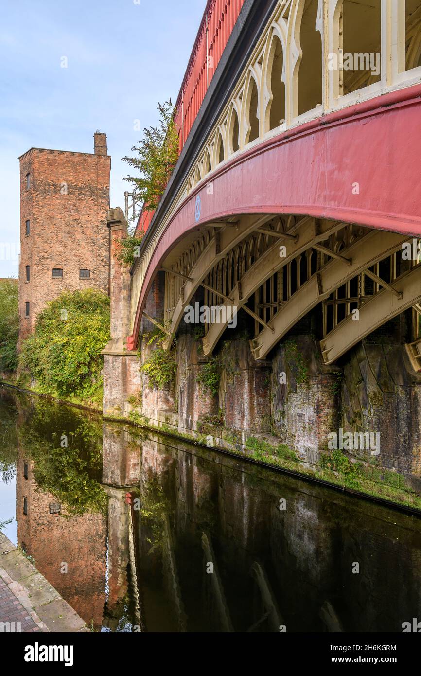 The Castlefield area of Manchester. The Bridgewater and Rochdale canals ...