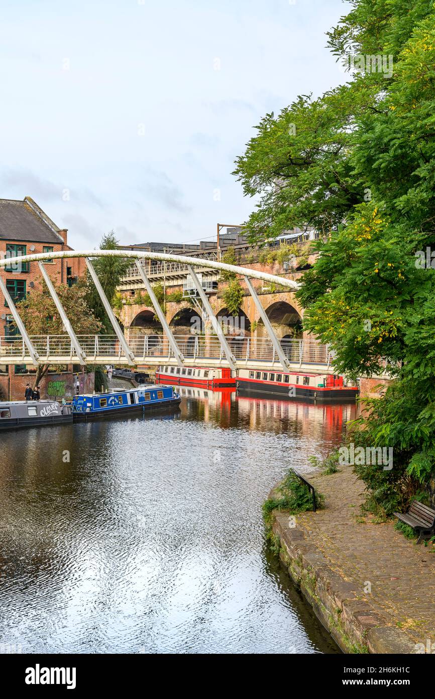 The Castlefield area of Manchester. The Bridgewater and Rochdale canals ...