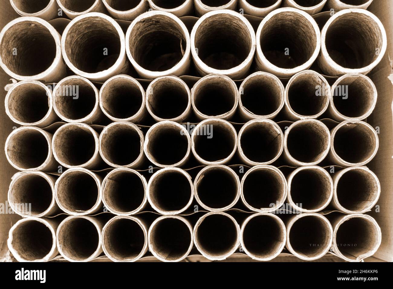Empty firework box after use. Salvador Bahia Brazil Stock Photo - Alamy