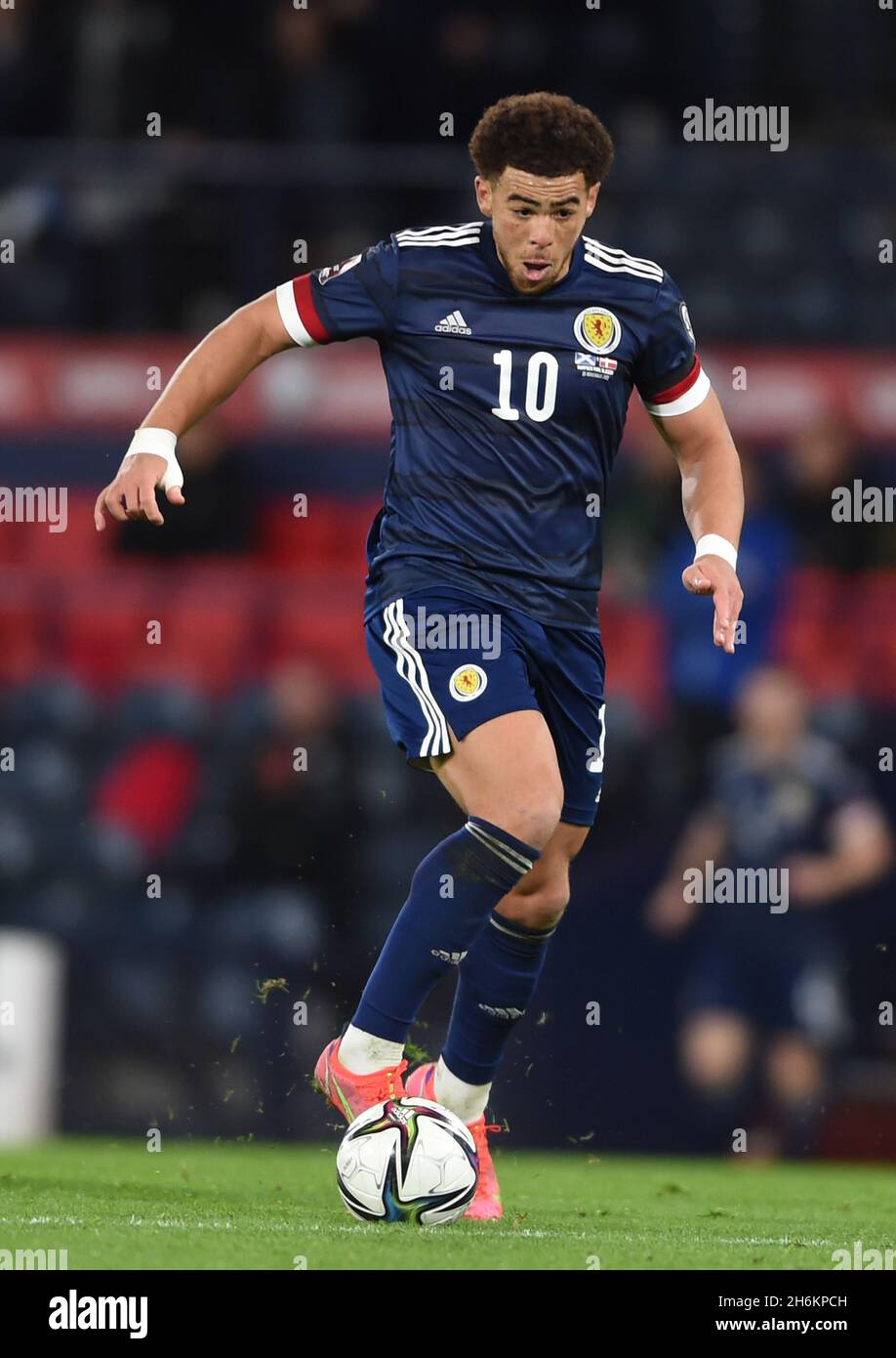 Glasgow, Scotland, 15th November 2021. Che Adams of Scotland during the ...