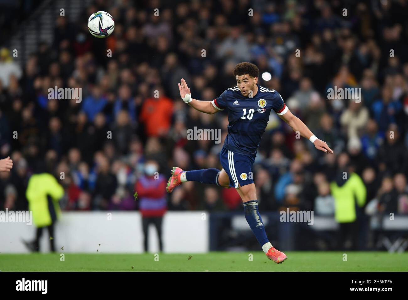 Glasgow, Scotland, 15th November 2021. Che Adams of Scotland during the ...