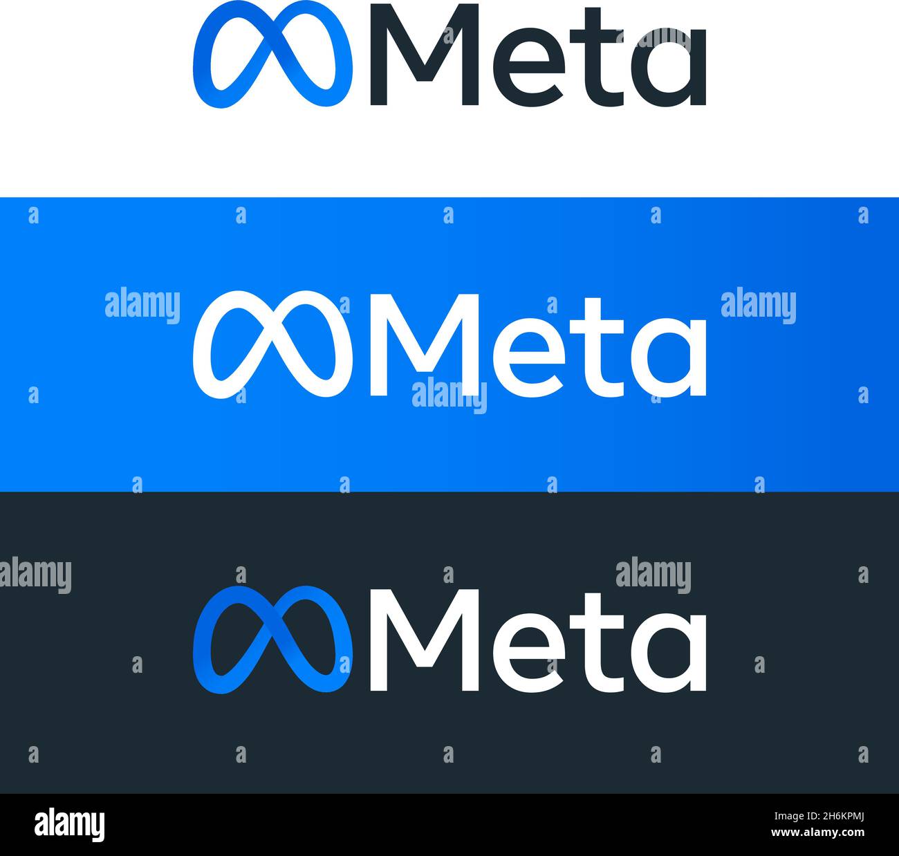 Odessa, Ukraine, November 11, 2021: Meta logo isolated on white ...